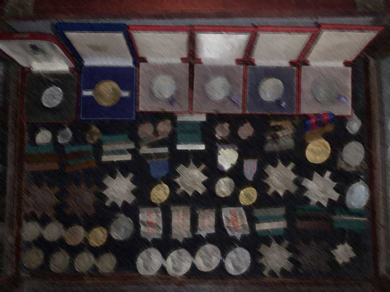 Just in case . . . a look at Captain John’s most prized prizes – pipes ...