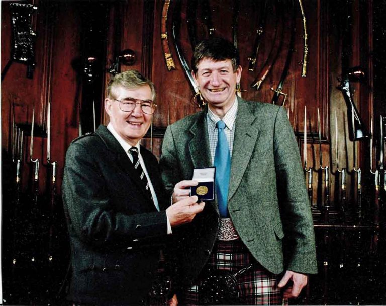 Salute on the birth of the late Donald MacPherson at 100 at Piping Live ...