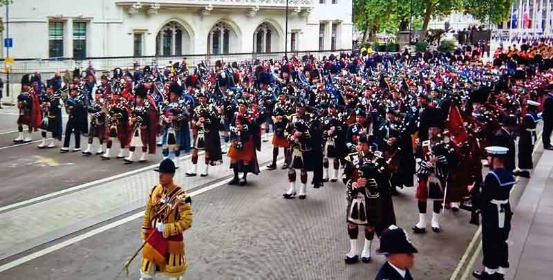 Piping and drumming excellence on full display as Queen Elizabeth II ...