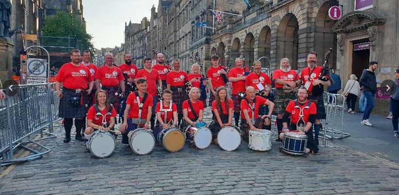 Pipe Band Aid raises £5k in Edinburgh, closing in on £50k total for ...