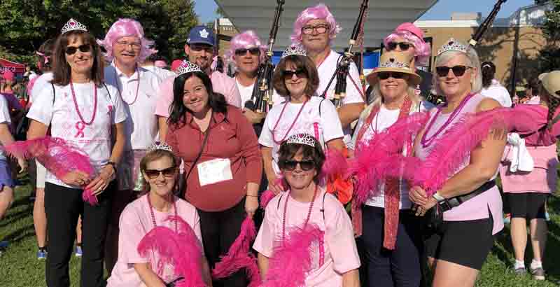 Ontario pipers step up to play and run for their own in aid of cancer ...