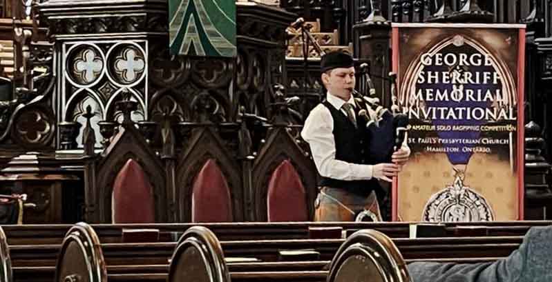 2023 Sherriff Champion: Cameron Bonar – pipes|drums