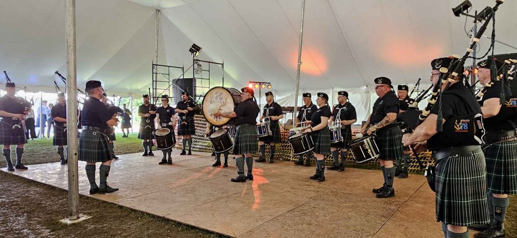 78th Highlanders first Grade 1 band to move permanently to open-neck ...